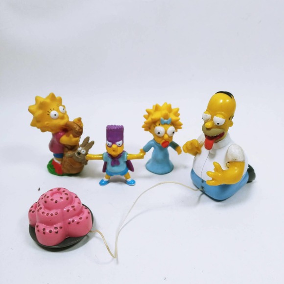 Simpson | Toys | Vintage Simpsons Toys Homer Bart Lisa Pvc Figures Set ...
